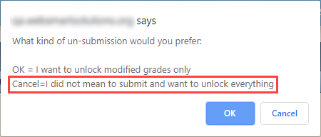 GR Unlock Cycle / Unsubmit Grades